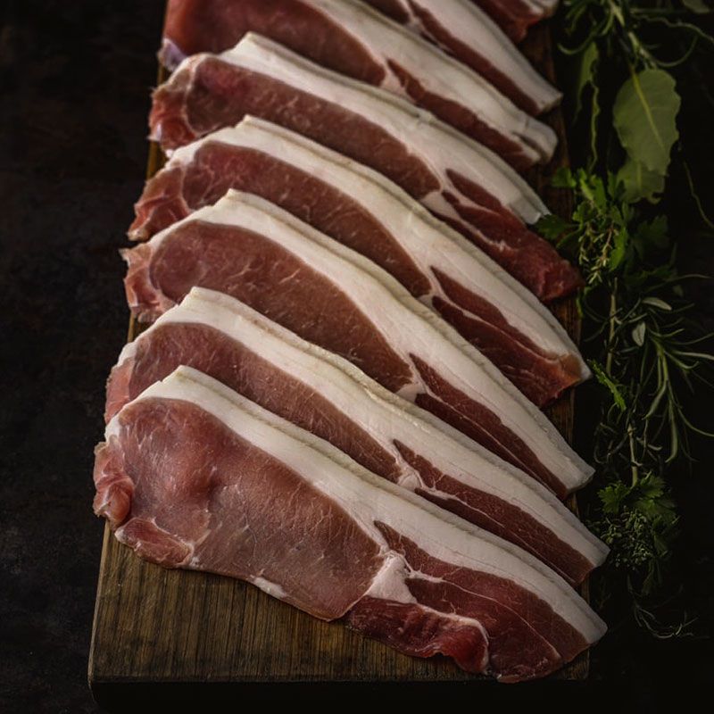 Smoked Back Bacon, 250g - The Artisan Food Company
