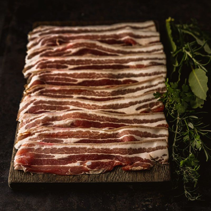 Smoked Streaky Bacon, 250g - The Artisan Food Company