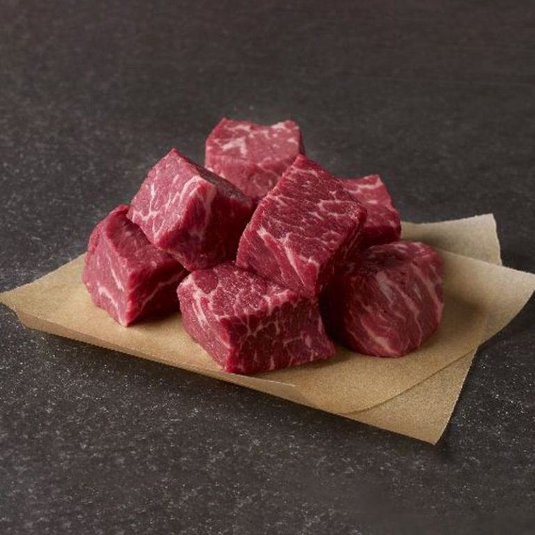 Diced Beef, Grass Fed, 500g - The Artisan Food Company
